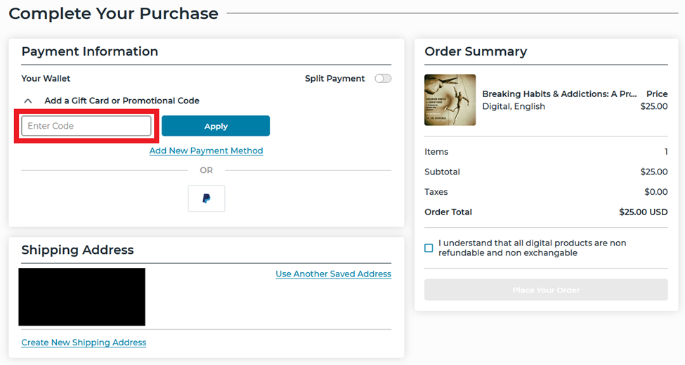 Products - How do I use my discount code or gift card? – Dr Joe ...